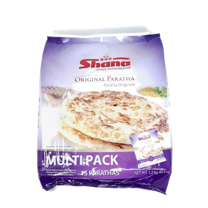 Shana Frozen Original Paratha Multipack 15pk | Iqbal Foods Inc